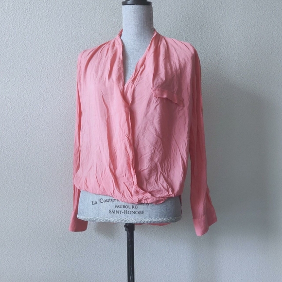 Zara | Tops | Zara Draped Crossover Top | Poshmark